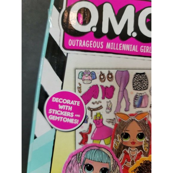 Toys | Lol Surprise Omg Paper Dolls Dress Up Fashions Decorate Five ...